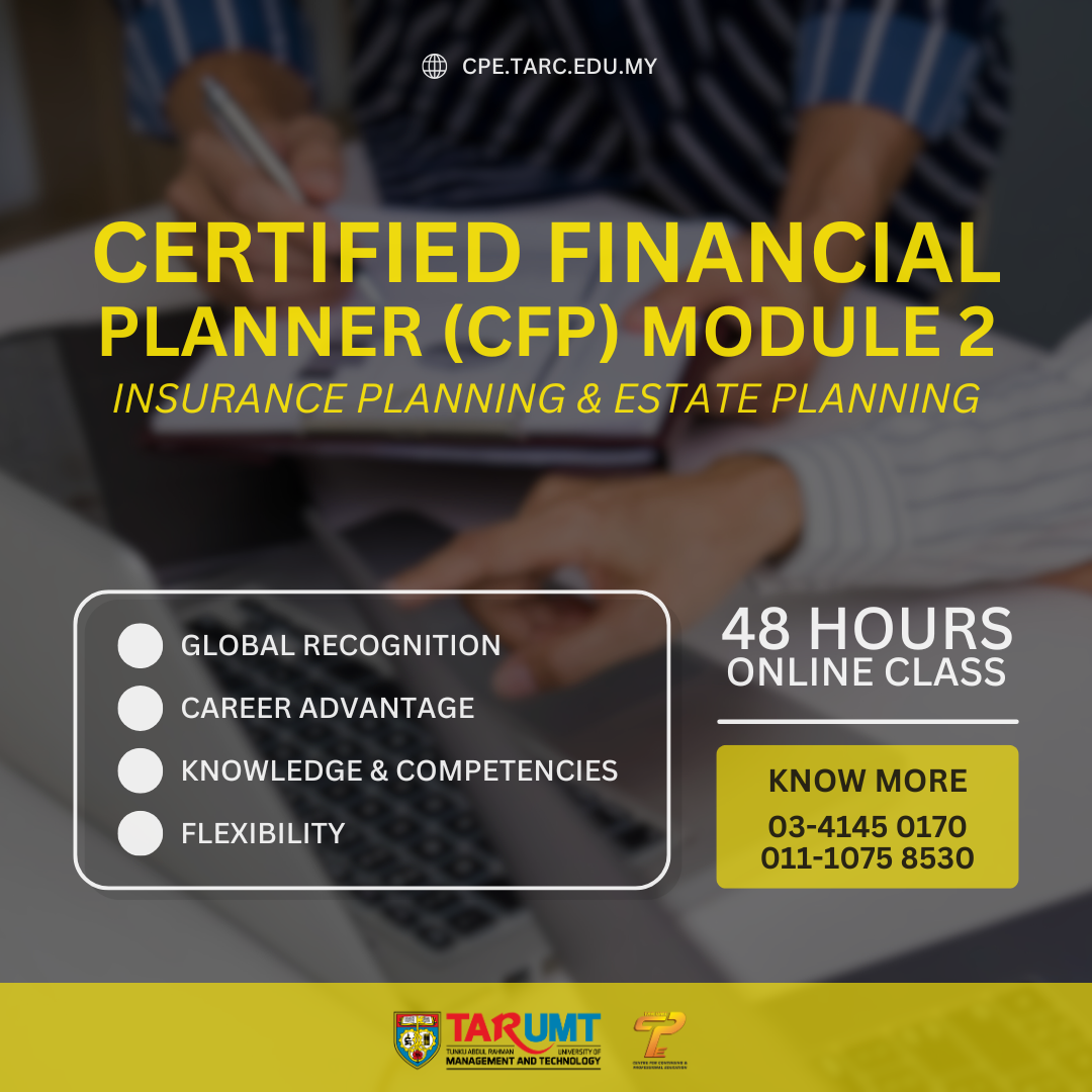 CERTIFIED FINANCIAL PLANNER (CFP) MODULE 2: Insurance Planning & Estate ...
